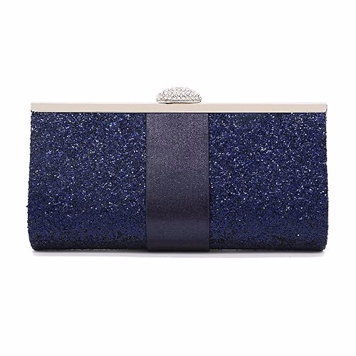 Generic Dazzling Glitter Evening Purses and Clutches for Women Formal Party Bag Wedding Handbags (DBlue)