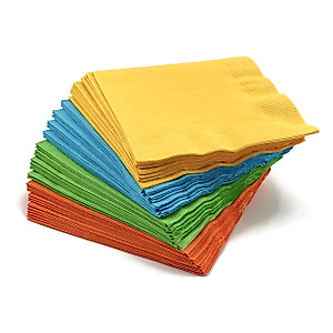 Party Napkins - 50 Ct Dinosaur Farm Fiesta Robot Safari Boy Birthday
