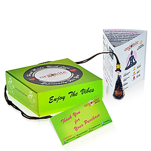 Emotional Body Purification Black Tourmaline Orgone Crystal Tear Drop Pendant for Strengthen Immune System - Swallows Negative Energy - Positivity