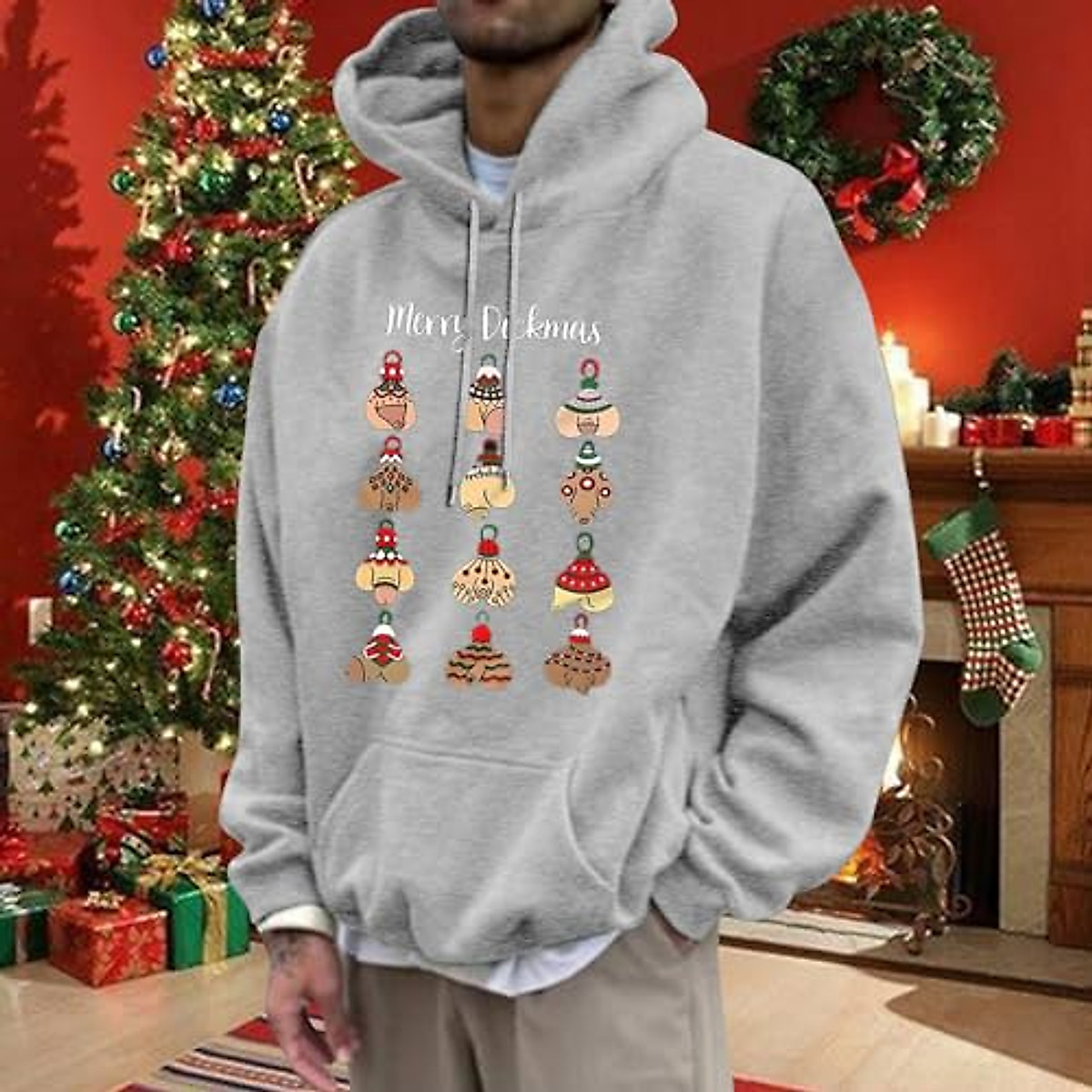 Mens Ugly Sweatshirt Christmas Crewneck Long Sleeve Shirts Winter Style Casual Look Pullover And Sweater Hoodie With Pocket Plus Size Christmas Sweatshirt Crewneck