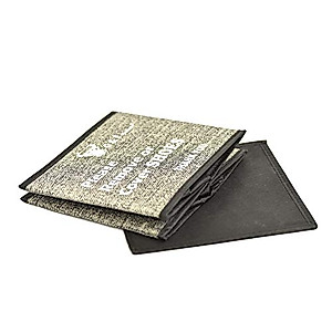 G & F Products Shoe Covers Box, Foldable Collapsible Shoe Covers Holder Bootie Box holds up to 100 Disposable Shoe for Realtors and Open House also works as Foldable Collapsible storage bin 9"x9"x9"