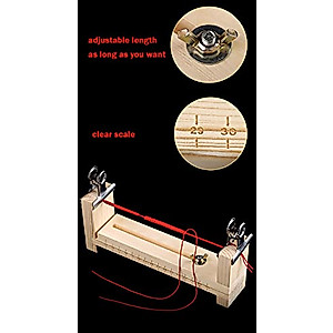 Wooden Jig Bracelet Maker, Wood Bracelet Jig,Wristband Maker Kit with 2 Clips,DIY Hand Knitting Bracelet Jig,Bracelet Making Kit (Fixture only)