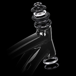 Bike Headset, Aluminium Alloy Mountain and Road Headset for 44mm Straight Tube Frame 44Mm Headset Stradapter