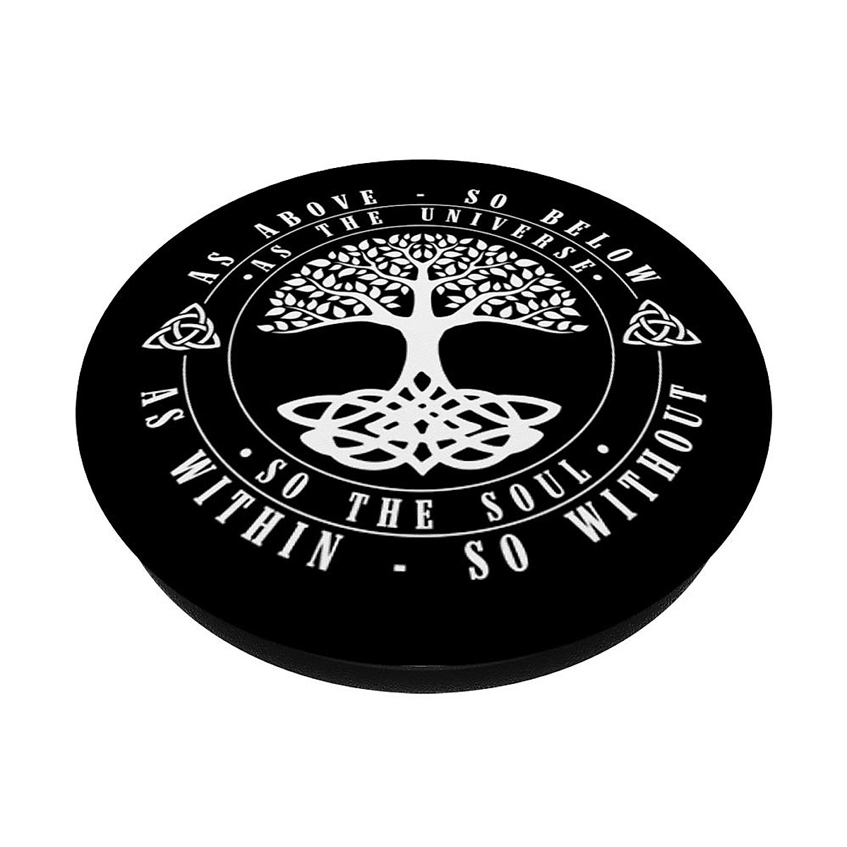 Celtic Tree Of Life Shirt As Above So Below Spiritual Yoga PopSockets Swappable PopGrip