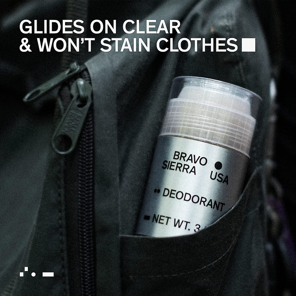 Aluminum-Free Deodorant for Men by Bravo Sierra, 1-Pack-Contains Natural Ingredients–Long Lasting All-Day Odor and Sweat Protection-White Vetiver & Cedarwood, 3.2 oz-Paraben-Free, Vegan & Cruelty-Free