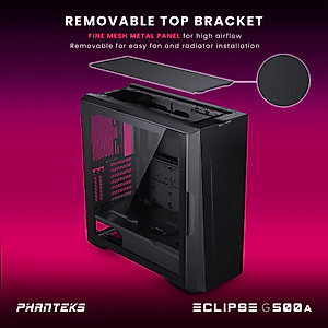 Phanteks Eclipse G500A Mid Tower Case, DRGB, Black