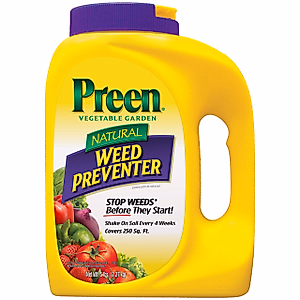 Preen Natural Vegetable Garden Weed Preventer - 5 lb, Covers 250 sq. ft.