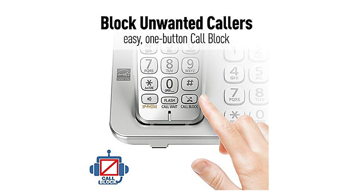 Panasonic Link2Cell Cordless Phone System with 4 Handsets & Bluetooth
