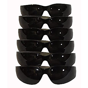 G & F Products 13017 EyePRO 12 pack Safety Glasses, safety goggles, Scratch, Impact, and Ballistic Resistant, smoke lens, 12 Pack