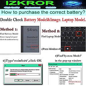 IZKROR V6W33 54Wh Battery Replacement for Dell Inspiron 3510 3511 3515 5310 5410 5418 5510 5515 5518 Latitude 3320 3330 3420 3520 Vostro 3510 3515 3511 3525 5310 5510 5410 5620 Series G91J0 TN70C 15V