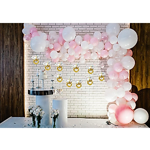 10Pcs Mini Diamond Ring Balloons for Engagement and Anniversary Wedding Party Supplies