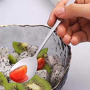 IQCWOOD Spoons and Forks Set, Flatware Set, 3 Pair Forks and Spoons Silverware Korean Utensil Set, Stainless Steel Korean Chopsticks Spoons and Fork Set, Dinnerware Portable Utensils for Home