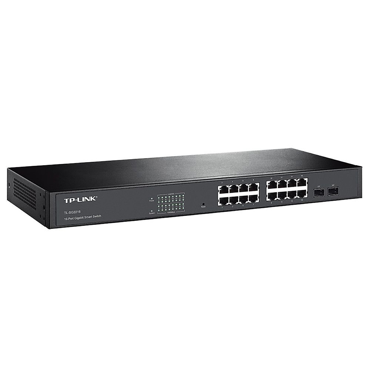 TP-Link 8-Port Gigabit Ethernet Smart PoE Switch with 2-SFP Slots 53W (TL-SG2210P)