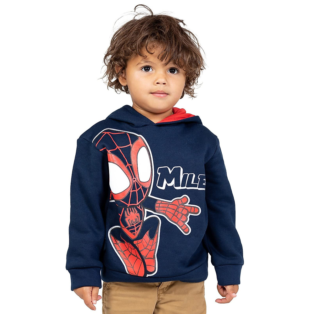 Marvel Spidey and His Amazing Friends Miles Morales Toddler Boys Pullover Hoodie 5T