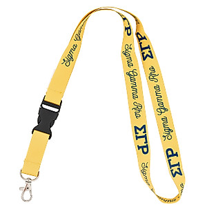 Desert Cactus Sigma Gamma Rho Sorority Lanyard Car Keys ID Badge Holder Keychains Detachable Breakaway Snap Buckle (Lanyard - Yellow)