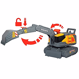 DICKIE TOYS - 12 Inch Volvo Excavator Construction Truck