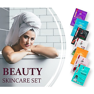 VERONA PRODUCTS PROFESSIONAL Face Mask Skin Care Variety Set - Hydrating Face Masks, Purifying, Anti-aging & Soothing - Facial Masks Beauty Spa Skincare Pack for All Skin Types