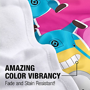 LOGOVISION Minions Lightweight Baby Blanket, 30"X40", Minions CMYK Rave Unisex for Infants Girls & Boys