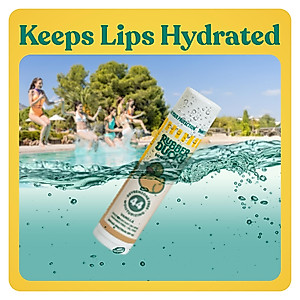 Rubber Ducky - SPF 44 Lip Balm - Moisturizing Vitamin E Sunscreen For Lips - All Season Broad Spectrum UV Protection - Waterproof 80 Minutes - NO-OX Protectant - Clear - Vanilla - 3 Pack