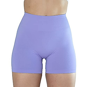 AUROLA Dream Collection Workout Shorts for Women High Waist Seamless Scrunch Athletic Running Gym Yoga Active Shorts