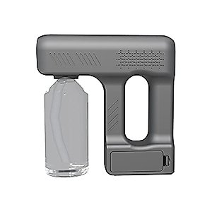 TONHOKJ Steam Gun, Handheld Rechargeable Nano Atomizer 17oz Large Capacity ULV Electric Sprayer Fogger for Home, Office, School or Garden (White)