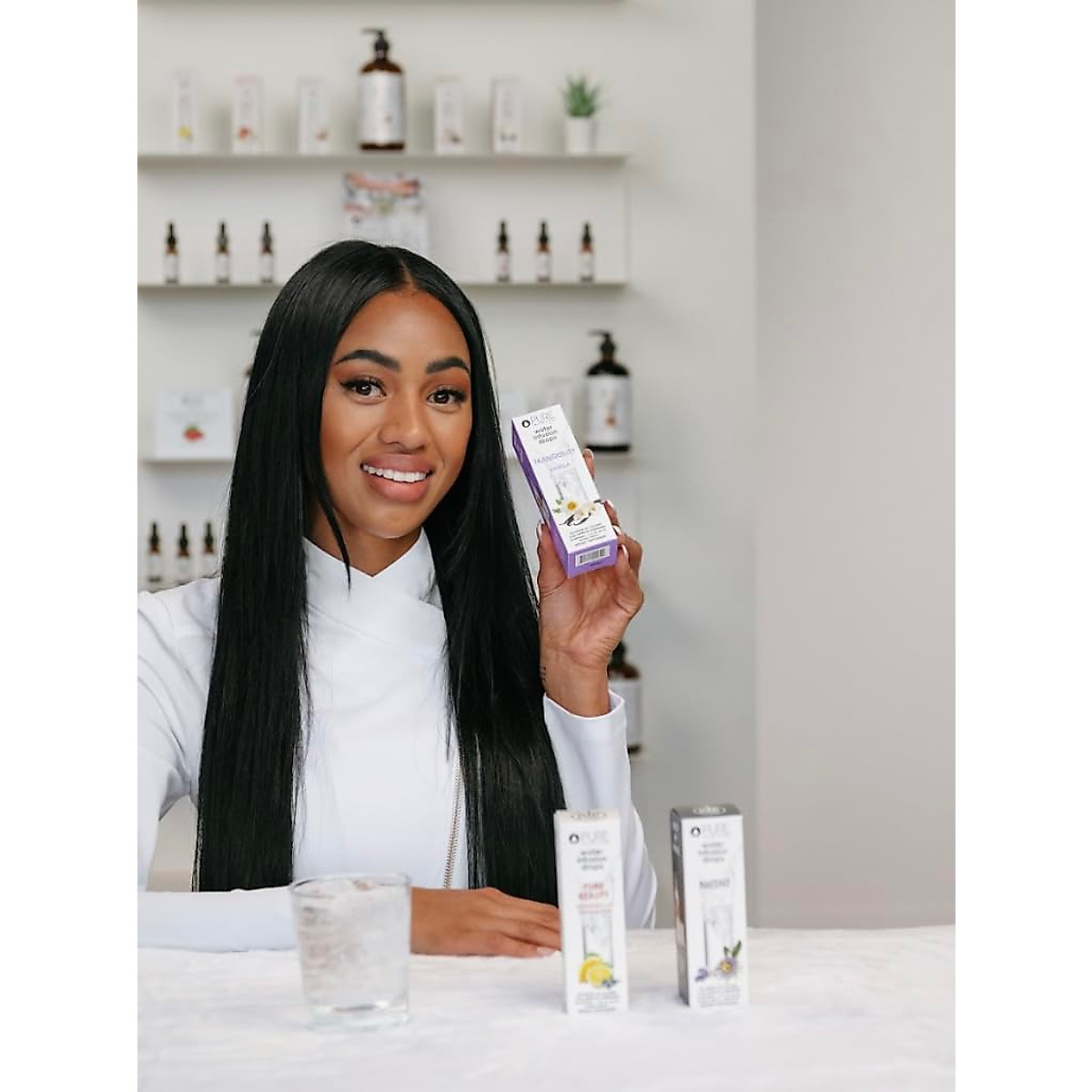 Pure Inventions Tranquility - Supports Relaxation - Vanilla and Chamomile - Water Infusion Drops - No Sugar, Calories, or Artificial Sweeteners - 60 Servings - 2oz