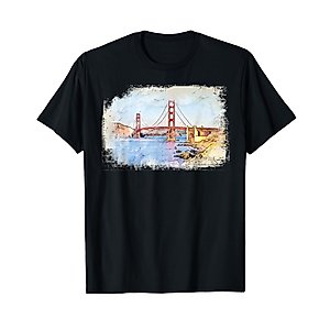 Golden Gate Bridge San Francisco Bay Area Oakland Berkeley T-Shirt