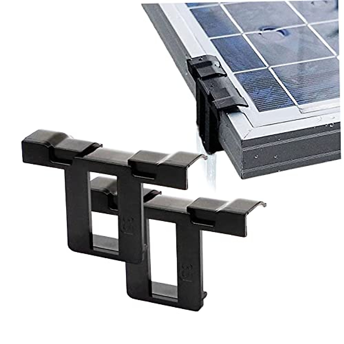 Solar Wind Power Parts Accessories Solar Panel Water Drain Clips 30Mm Pv Module Cleaning Clips For Water Drainage Photovoltaic Panel 30Pcs