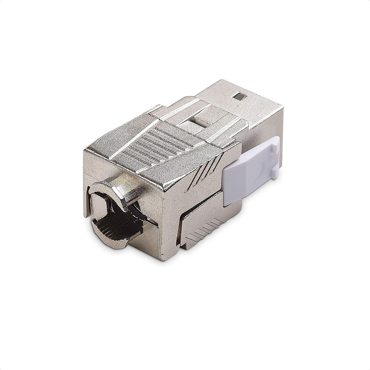 Cable Matters [UL Listed] 5-Pack 40Gbps Shielded RJ45 Cat 8, Cat8 Keystone Jack for Patch Panel, Wall Plate