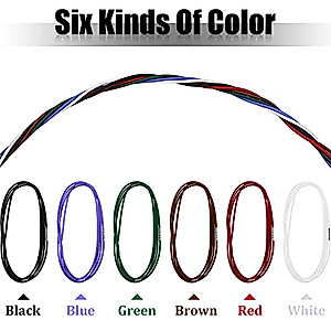 6 Pieces Trash Can Bands for 94-96 Gallon Garbage Cans, Cans Perimeter from 102 Inches to 150 Inches, Garbage Can from 60 Gallon to 98 Gallon, 6 Colors