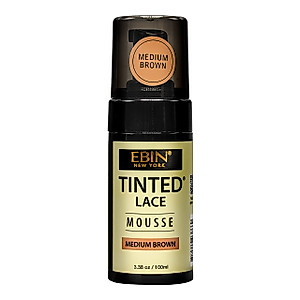 EBIN NEW YORK TINTED LACE MOUSSE - 3.38oz/ 100ml - Medium Brown