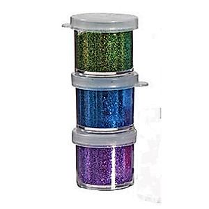 Mini Storage Containers for Arts and Crafts, 3-pk Set (1 x 1 Inches)