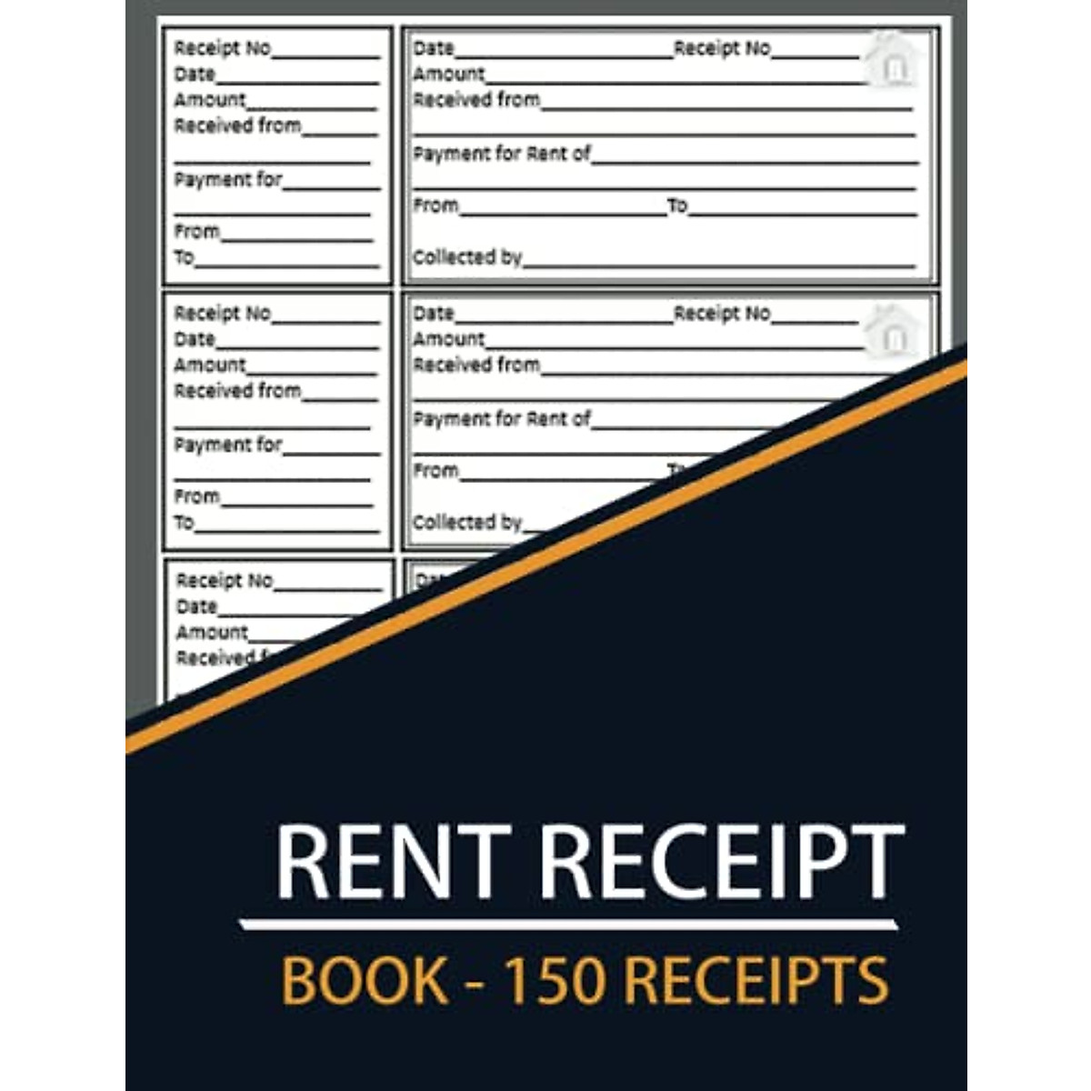 NatePatterson Rent Receipt Book: 300 House / Property Rental Receipt Book For Landlord and Real Estate Agent