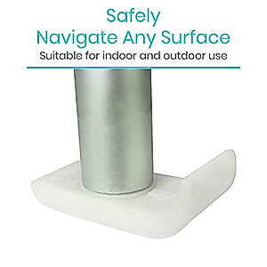 Vive Walker Ski Glides & Covers 4 PCS - Tennis Ball Accessories Sliders for Seniors, Universal, Heavy Duty - Precut Medical Folding Rolling Slider Replacement Feet Coaster Cap Gliders, Durable