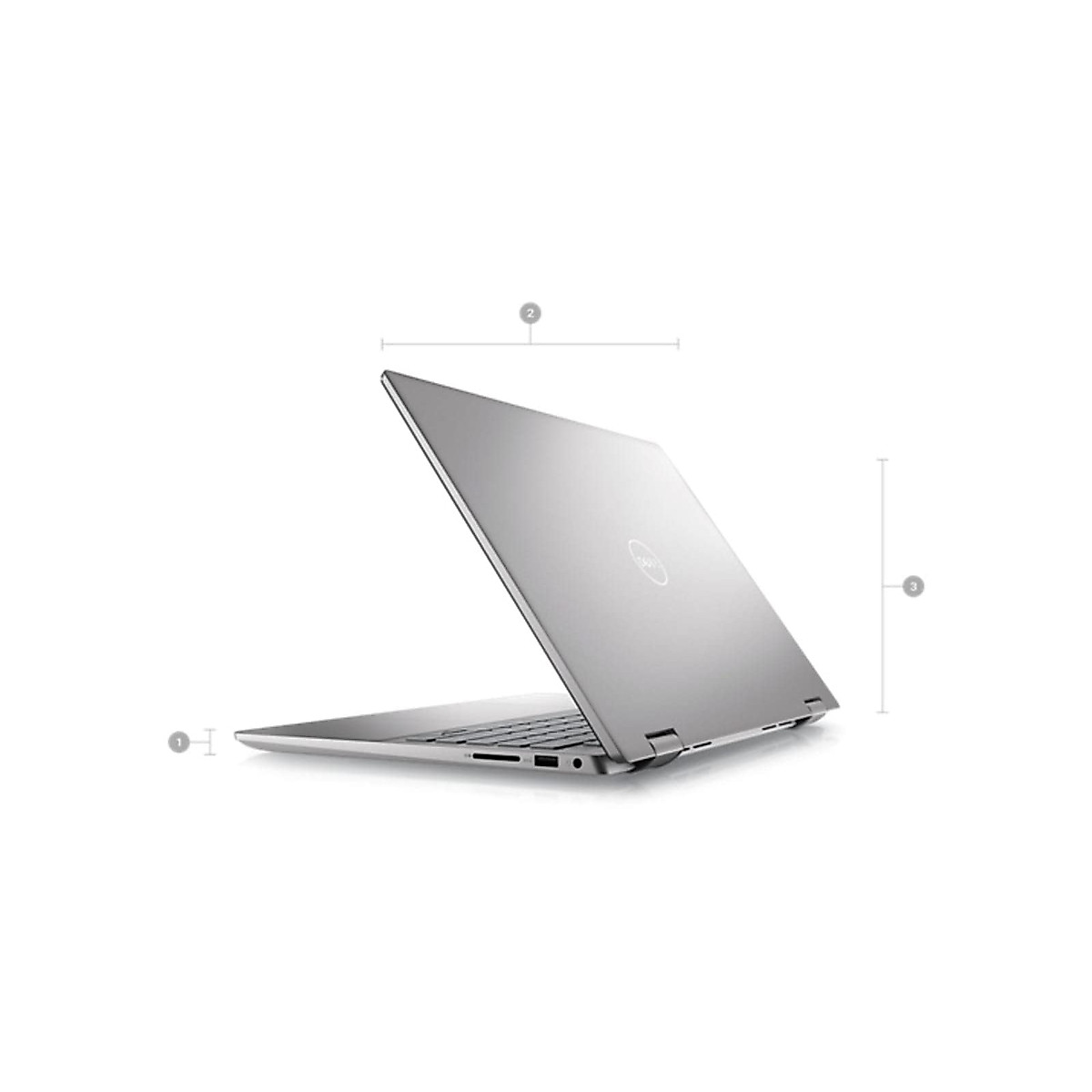 Dell Inspiron 7420 Plus 2-in-1 Laptop (2022) Touch | 14" 1920x1200 FHD+ | Core i7-1255U - 512GB SSD Hard Drive - 16GB RAM | 10 cores @ 4.7 GHz Win 11 Pro Silver (Renewed)