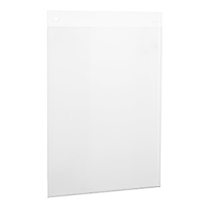 VITAdisplays DIN A4 Poster Holder, Poster Holder as Advertising Display Hanging in Portrait Format with Holes Made of Original Plexiglas as a Transparent Information Sign