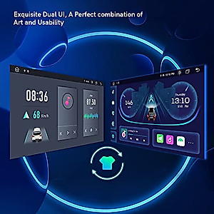 XTRONS Single Din Car Stereo for Fiat 500, Android 12 Octa Core 4GB RAM 64GB ROM Car Radio Player, 7 Inch IPS Touch Screen GPS Navigation for Car Head Unit Built-in DSP Car Play Android Auto (Black)