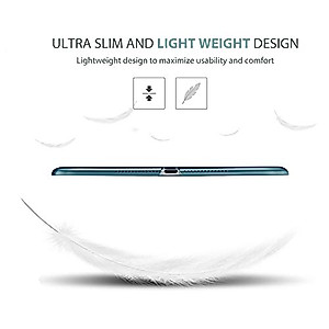 ProCase iPad 9.7 Case 2018 iPad 6th Generation Case / 2017 iPad 5th Generation Case - Ultra Slim Lightweight Stand Case with Translucent Frosted Back Smart Cover for Apple iPad 9.7 Inch –Teal