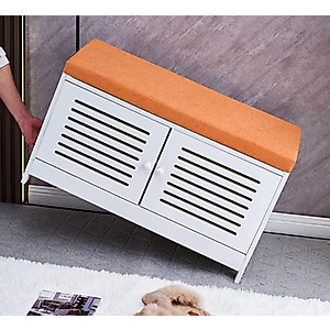 BOMATY Custom Bench Cushion,Indoor Sofa Couch Cushion Bay Window Seat Cushion Bench Pad,Durable Rectangle Cushion with Ties,Foam Pad with Non-Slip Mat