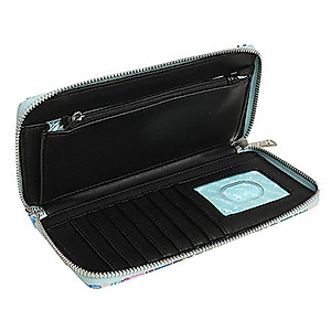 Loungefly Disney Princess and Villains Wallet Zip Around Clutch Faux Leather