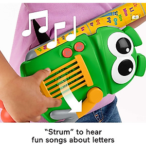 Fisher-Price StoryBots A to Z Rock Star Guitar, Pretend Musical Instrument Learning Toy That Teaches The Alphabet for Preschool Kids Ages 3 Years & up