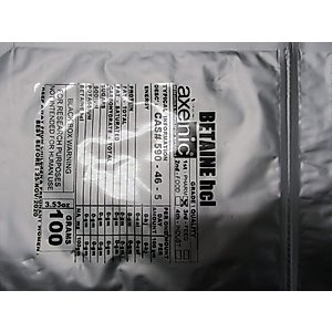 100 Grams Betaine hcl 99% Powder, Beet Extract
