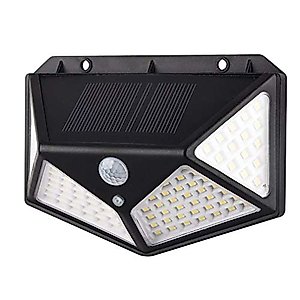3 Modes LED Solar Light Outdoor Solar Lamp PIR Motion Sensor Wall Light Waterproof Solar Powered Sunlight for Garden Decoration 1 pc (2 pcs)