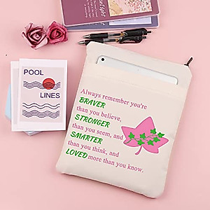 WSNANG Sorority Paraphernalia Book Sleeve Pink and Green Book Cover for Paperback Greek Sorority Gift Sorority Book Zipper Pouch Gift for Women (Pink Green BS)