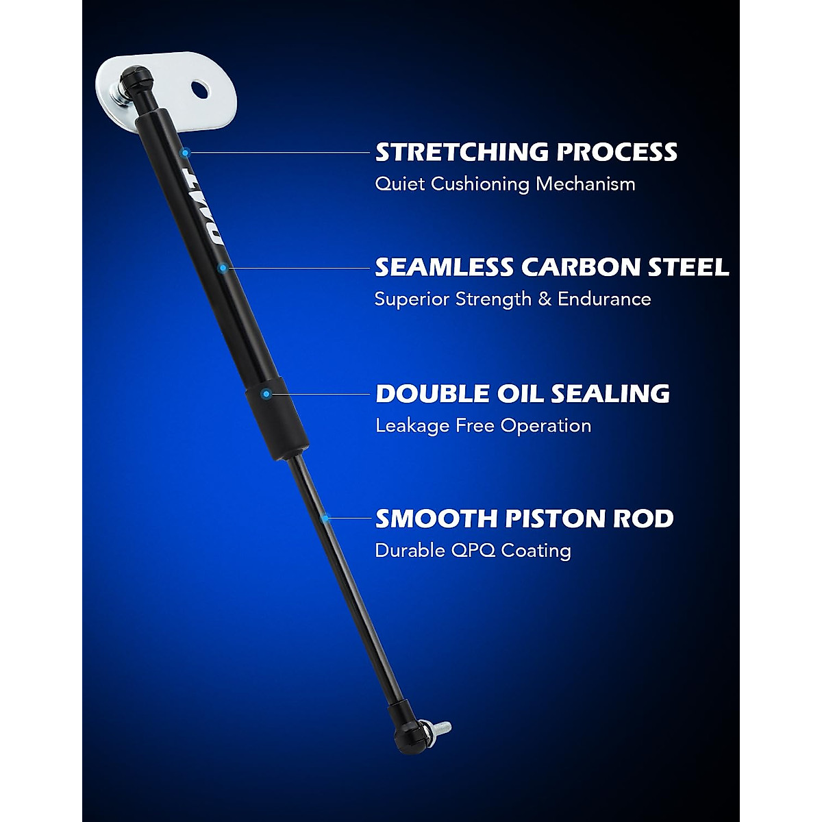 Orion Motor Tech Compatible with 04-14 F150 and Lincoln Mark LT Tailgate Assist, Truck Tail Gate Lift Assist Tailgate Shock Compatible with 2004-2014 Ford F-150 & Lincoln Mark LTS