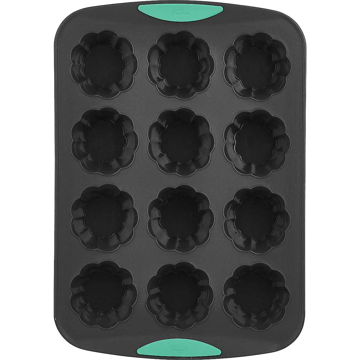 Trudeau Bakeware Cupcake Pan, 12-Count, Mint