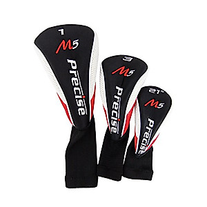 Left Handed M5 Golf Club Set for Tall Men, Black/Red