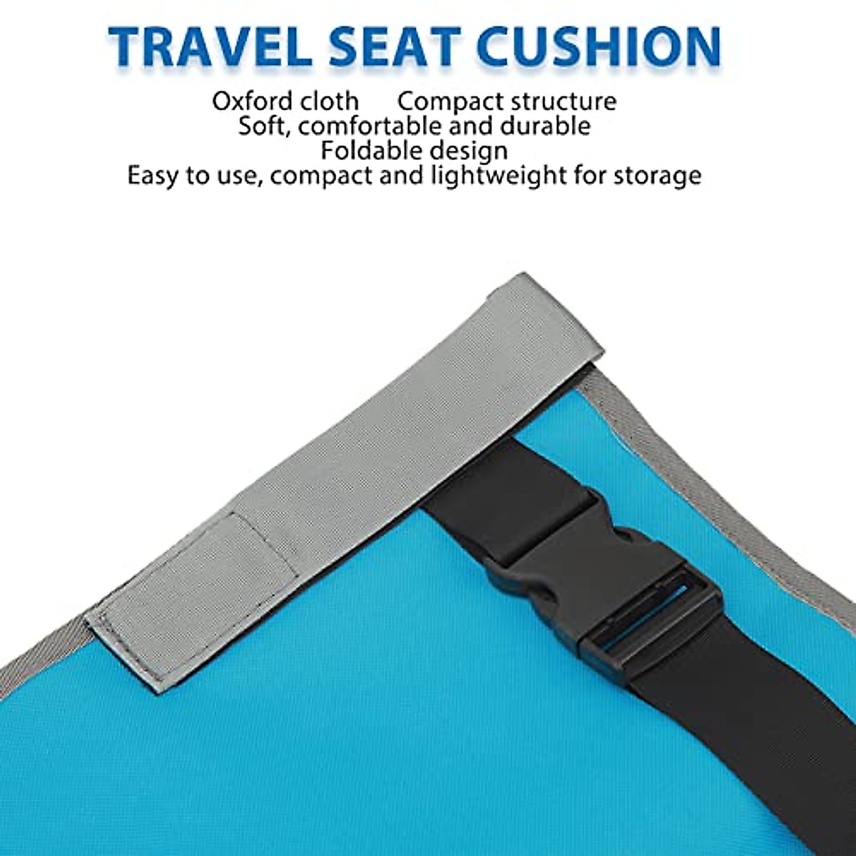 Dpofirs Toddler AirplaneFootrest for Kids, Portable Toddler Travel Bed, Leg Rest for Kids to Lie Down and Sleep On Long Flights, Airplane Seat Extenderfor Baby for Airplane Seat (Sky Blue)