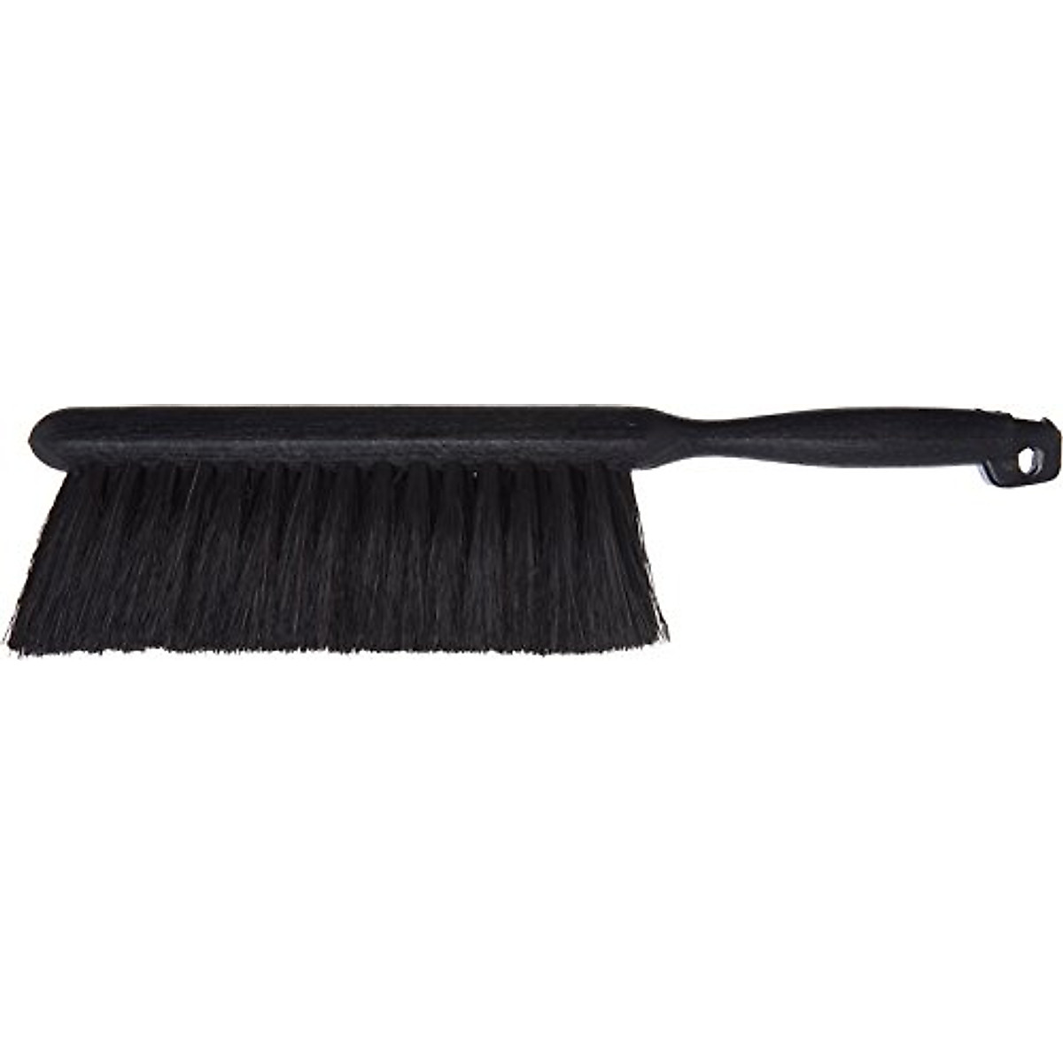 SPARTA Flo-Pac Counter Brush, Bench Brush, Dustpan Brush with Long Lasting for Counters, Floors, And Fireplace, 8 Inches, Black, (Pack of 12)