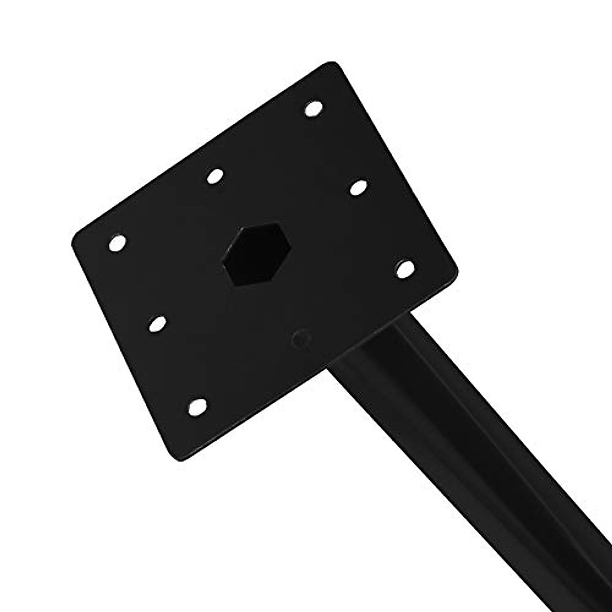 Regency Kahlo Tapered Leg Rectangular Multipurpose Table, 72" x 24", Ash Grey/Black